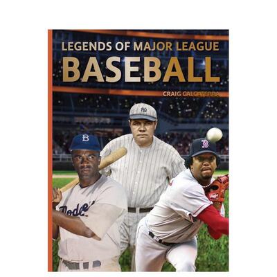 【预售】美国职业棒球大联盟传奇 Legends of Major League Baseball 原版英文青少年读物图书书籍