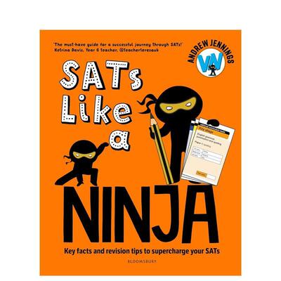 【预售】像忍者一样应对 SAT 考试：复习技巧 SATs Like a Ninja 原版英文儿童自然拼读
