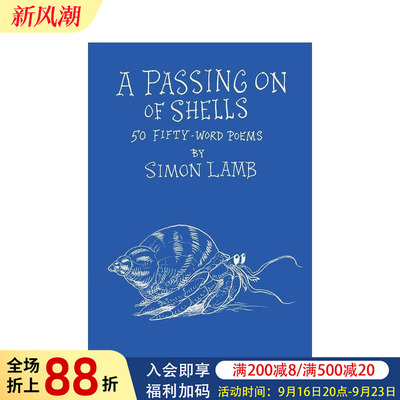【预售】贝壳的传递：50词诗歌 A Passing On of Shells 英文原版儿童知识科普进口图书青少年英语读物课外阅读