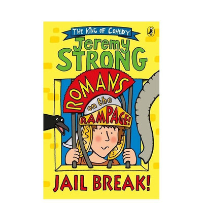 【预售】罗马狂欢：越狱大作战 Romans on the Rampage: Jail Break! 原版英文儿童章节书 儿童中年级读物
