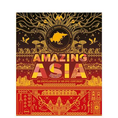 【预售】神奇亚洲：史诗大陆百科全书 Amazing Asia: An Encyclopedia of an Epic Continent 原版英文儿童绘本图书