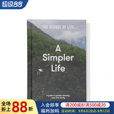 【现货】更简单的生活：平静、清晰和情绪健康的指南 A Simpler Life 原版英文生活综合图书书籍