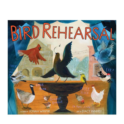 【预售】鸟儿的排练 纽约时报十佳绘本创作组合 Bird Rehearsal 英文原版儿童绘本故事书3-6岁进口英语启蒙读物书籍