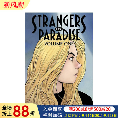 【预售】漫画 天堂里的陌生人第一卷 Strangers In Paradise Volume One 英文漫画书原版进口美漫漫画书籍