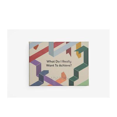 【预售】我真正想要实现什么？：一款帮助你聚焦人生目标和优先事项的工具卡 What Do I Really Want To Achieve? 原版卡牌图书
