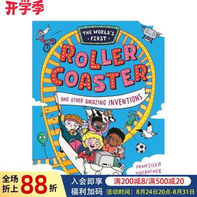 【现货】过山车及其余事物的发明故事 The World’s First Rollercoaster 原版英文儿童绘本图书书籍