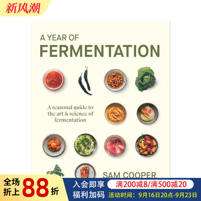 【预售】四季发酵指南 A Year of Fermentation 原版英文餐饮生活美食 正版进口书