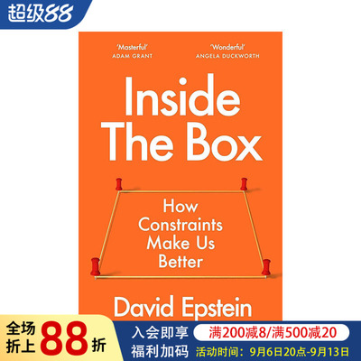 【预售】框内思维：限制如何成就更好的自己（精装） Inside the Box: How Constraints Make Us Better 原版英文商业行销
