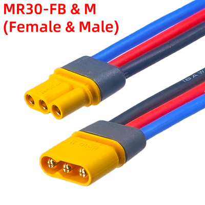 Amass/艾迈斯原装MR30连接线三芯