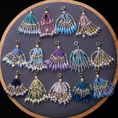 原创成品diy水晶流苏配饰配件手机包包挂饰古风汉服装饰搭配 饰品