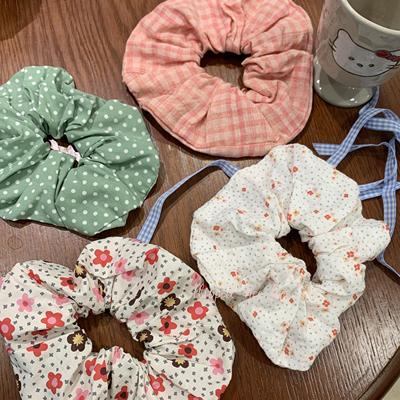 iFHHee “橘苹果波子”秋日手工发圈 原创设计 大肠圈发饰