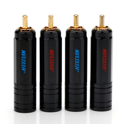 镀金莲花插头信号线连接端子