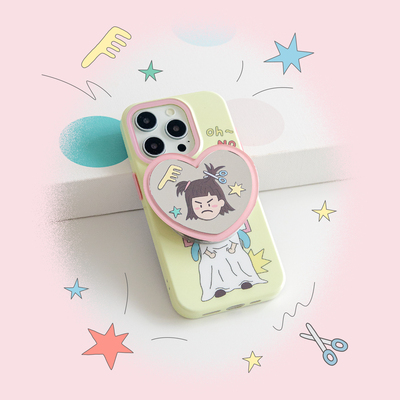 iPhone15磁吸愤怒小孩苹果卡通