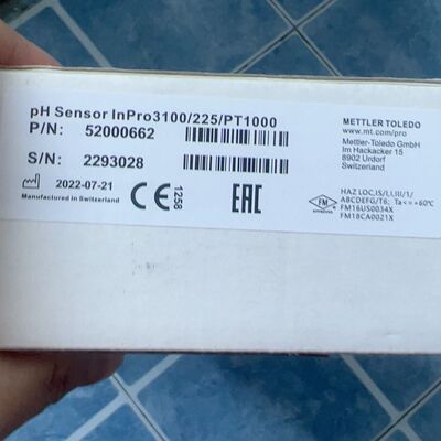 梅特勒 pH传感器 InPro3100/225/PT1000
