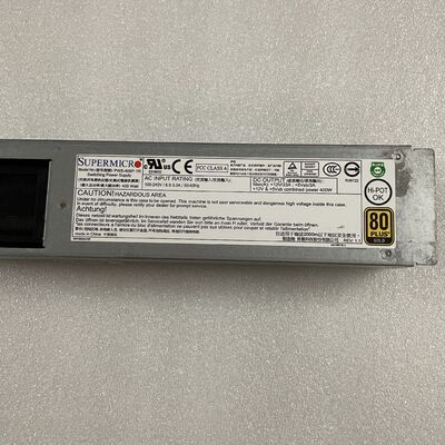 超微 PWS-406P-1R 冗余电源模块 400W 服务器