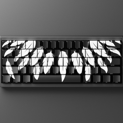 创键宇宙GOROS羽毛侧刻透光键帽