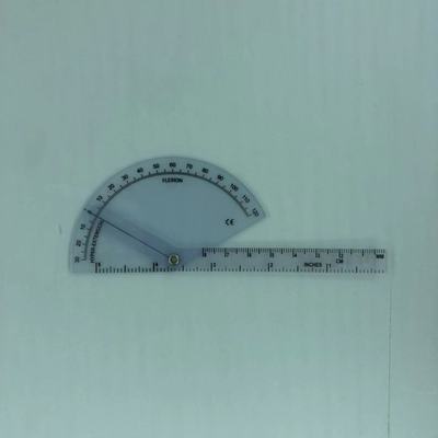 供应PVC尺子手指转角尺 PVC转角尺 医用塑料尺 手指角度尺 现货