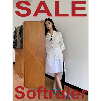 清仓巨折   Softruler  意式宽松慵懒长袖衬衫 “Sweet thang”