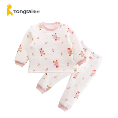 童泰婴儿衣服秋冬季裤子加厚内衣