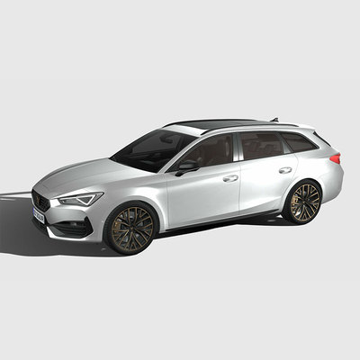 382.西雅特  Seat Leon 2021 3D模型FBX汽车模型源文件