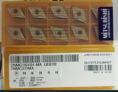 三菱 车刀片数控刀片DNMG110404-MA UE6110 DNMG110408-MA UE6110