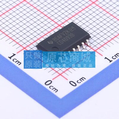 逻辑门 CD4093BNSR SO-14 原装正品 电子元器件配单