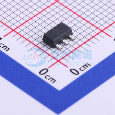 三极管(BJT) BCX5616QTA SOT-89 1A 80V DIODES(美台) 电子元器件