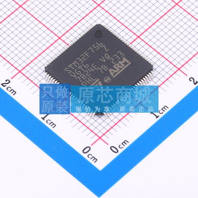 单片机(MCU/MPU/SOC) STM32F756VGT6 LQFP-100(14x14) 电子元器件