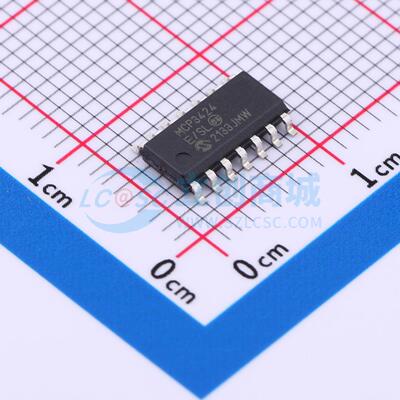 模数转换芯片ADC MCP3424T-E/SL SOIC-14 原装 电子元器件配单