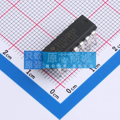 逻辑门 CD74HC132E PDIP-14 原装正品 电子元器件配单