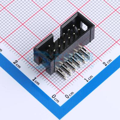 连接器 DS1013-12RSiB-B-0 插件,P=2.54mm 2x6P 简牛座