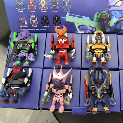 正版QMSV-C EVANGELION新世纪福音战士盲盒EVA初机号潮玩摆件礼物