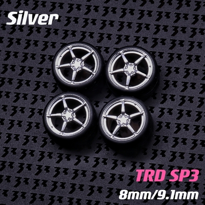 33DREAMS x 90Studio联名款1:64改装轮毂 TRD SP3 丰田86 MFG