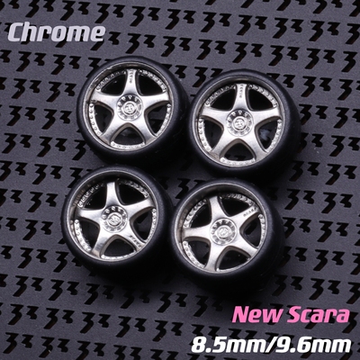 33DREAMS x 90Studio联名款1:64改装轮毂 New Scara款JP VIP轮毂