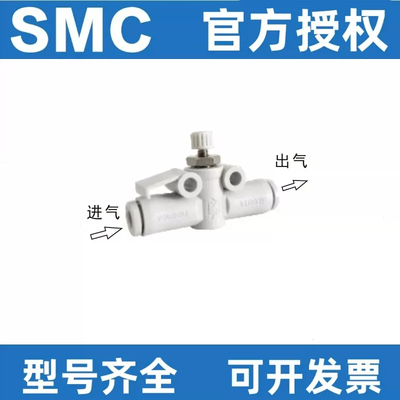 SMC原装自锁管道型气动接头