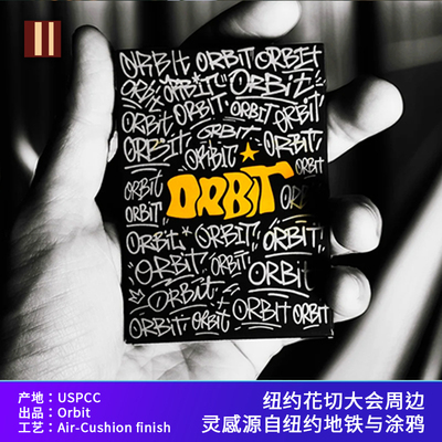 培根扑克牌 Orbit 轨道 纽约花切大会专属牌 涂鸦主题 USPCC