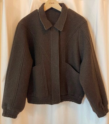 【会员专享】ethos正品韩国代购小外套夹克双口袋长袖