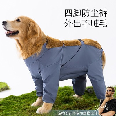 大狗狗衣服金毛中小型犬裤子外出