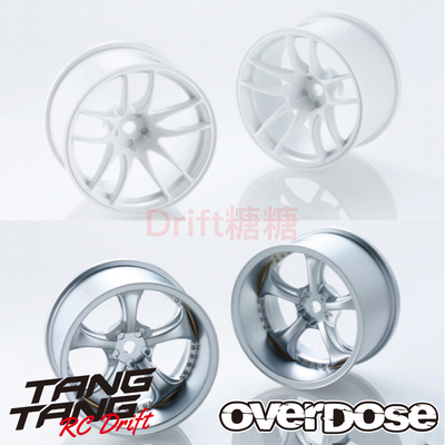 OVERDOSE R-SPEC Kiwami白色/VS KF消光银9mm 30mm轮毂套装送腕带