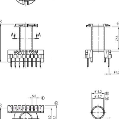 ER4045EC4045磁芯骨架立式