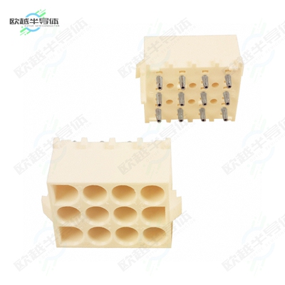 641973-1[连接器CONN HEADER VERT 12POS 6.35MM]