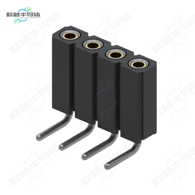 801-43-004-20-001000[连接器SOCKET,RA,0.1IN,4PIN,THRUHOLE]