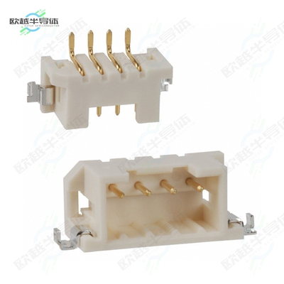DF3E-4P-2H(54)[连接器CONN HEADER SMD R/A 4POS 2MM]