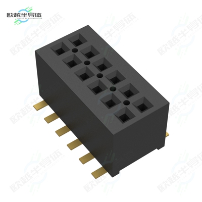 MLE-106-01-G-DV[连接器CONN RECEPT 12POS 1MM DUAL SMD]