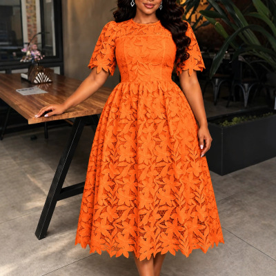 Fashion Elegant Lace Women's Banquet Evening party Dress