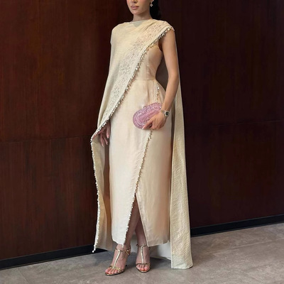 2026elegant women's fashion dress two-piece set 礼服裙两件套