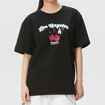MLB正品夏季新款男女同款印花logo户外宽松休闲运动百搭3ATSN6063