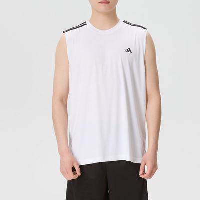 Adidas阿迪达斯正品新款夏季男女同款速干印花无袖背心T恤KE5907