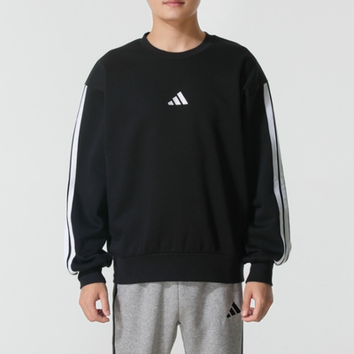 Adidas阿迪达斯正品新款春秋男子圆领落肩户外运动休闲T恤JE6304