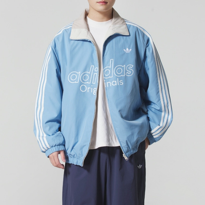 Adidas阿迪达斯三叶草正品新款秋季男子两面穿加棉夹克外套KS5955